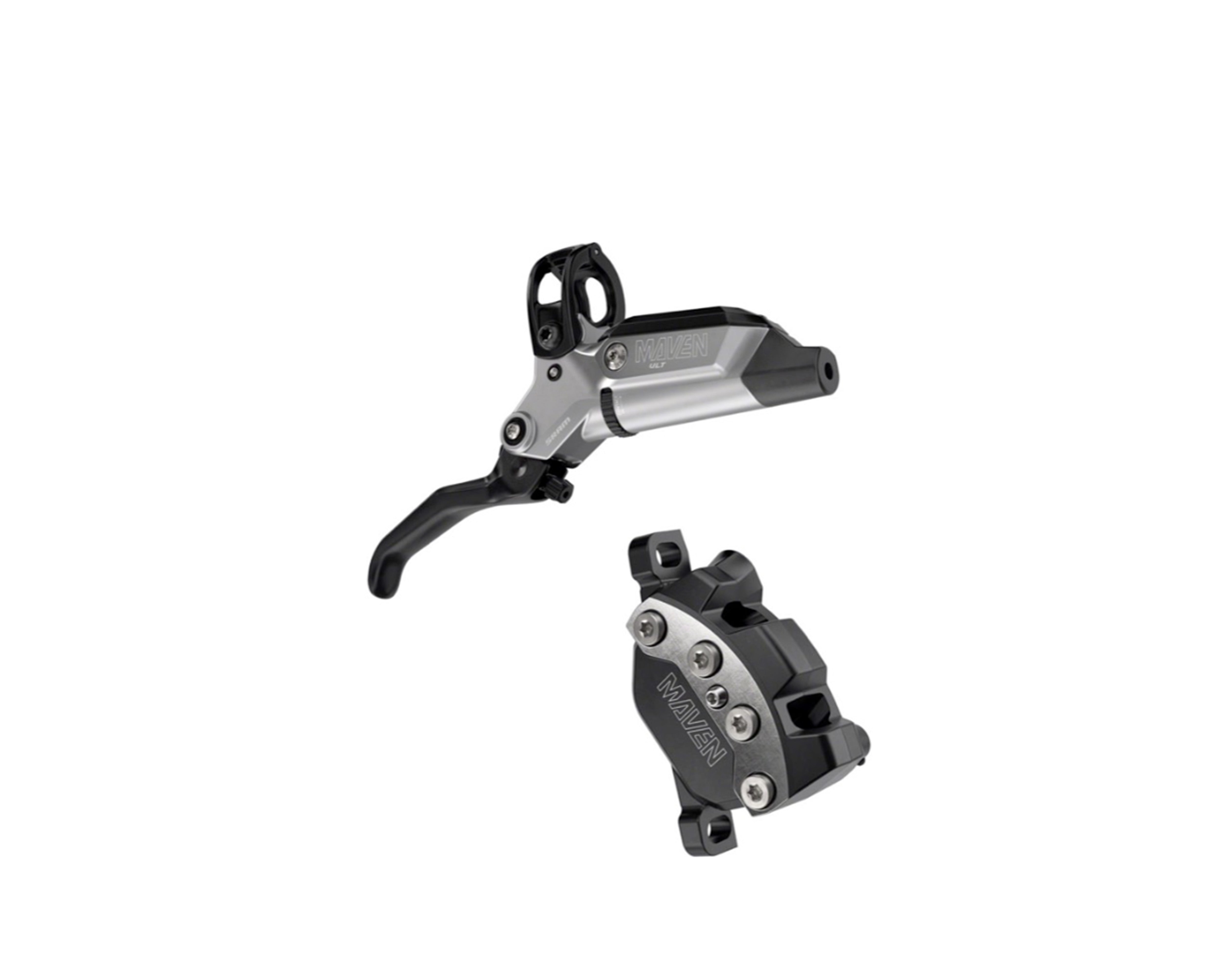 SRAM Maven Ultimate Stealth Disc Brake and Lever - Rear, Post Mount, 4 ...