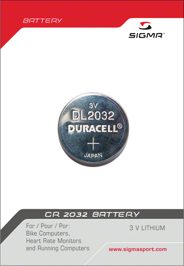 SIGMA CR2032 BATTERY SINGLE – Incycle Bicycles
