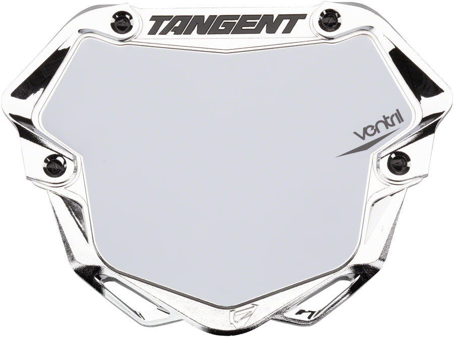 Tangent Pro Ventril 3D Number Plate Chrome/Wht – Incycle Bicycles